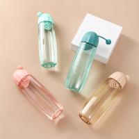 China 480ml High Temperature Resistant Plastic Drinking Water Bottle with Telescopic Handle for sale