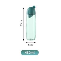 China 480ml High Temperature Resistant Plastic Drinking Water Bottle with Telescopic Handle for sale