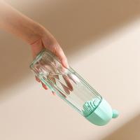 China Telescopic Handle Plastic Water Bottle With Tea Filter for Children's Hydration Needs for sale