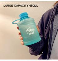 China 650ML Mini Bucket Shaped Plastic Water Bottle for Camping Thermal Insulation Performance for sale