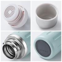China 316 Stainless Steel Vacuum Flask 600ml 800ml Wide Mouth Sports Water Bottle with Straw for sale