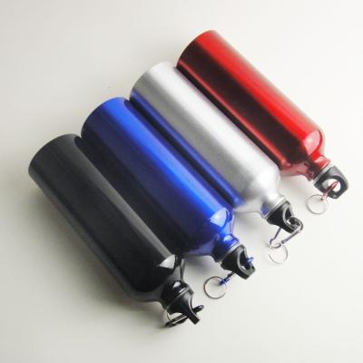 China 750ml Aluminum Alloy Bicycle Kettle Portable Outdoor Sports Water Bottle for Cycling Camping for sale
