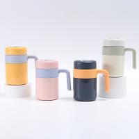 China 500ml Stainless Steel 304 Vacuum Insulated Tea Mug with Handle and Tea Strainer Custom Logo for sale