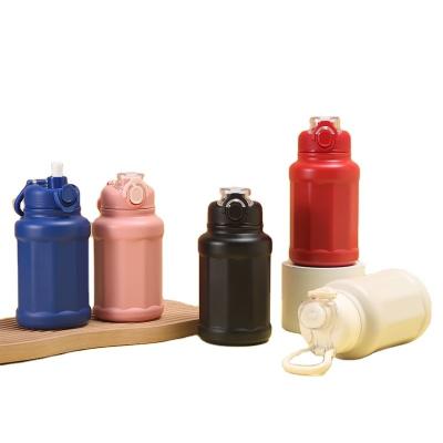China 1000ml Double Wall Insulated Stainless Steel Sports Water Bottle 304 Vacuum Flask for sale