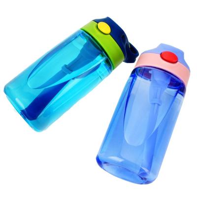 China Stocked 500ml Customized Kids Drinking Bottle BPA Free Tritan Plastic Water Bottle for sale