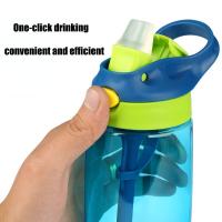 China Stocked 500ml Customized Kids Drinking Bottle BPA Free Tritan Plastic Water Bottle for sale