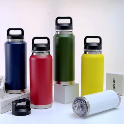 China Custom Printed Logo Stainless Steel Water Bottle 18oz 26oz 36oz Vacuum Insulated for sale