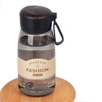 China 380ml Portable Plastic Water Bottle for Girls Transparent Reusable Drinking Bottle for sale