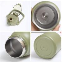 China 1000ml 316 Double Layer Stainless Steel Vacuum Flasks With Lid and Handle Keep Hot-cold 12 Hours Customized Logo for sale