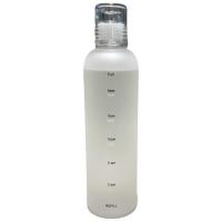 China 500ml Plastic Water Bottle with Time Marker Lid for Sports Camping Travel for sale