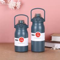 China 316 Stainless Steel Vacuum Flask 800ml 1000ml Thermal Insulation Water Bottle OEM ODM Custom Logo for sale