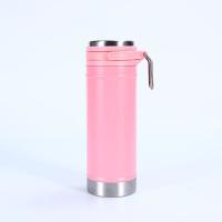 China 750ml Double Wall Stainless Steel Vacuum Flask Custom Logo Outdoor Travel Bottle for sale