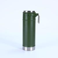 China 750ml Double Wall Stainless Steel Vacuum Flask Custom Logo Outdoor Travel Bottle for sale