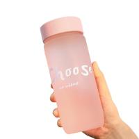China Custom Gym Sports Leakproof Kettle Portable Water Bottle 600ml PP PC Clear Cup with Rope for sale