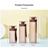 China Gym Large Capacity PC Sports Water Bottle 700ml BPA-Free Frosted Plastic Square Shape for sale