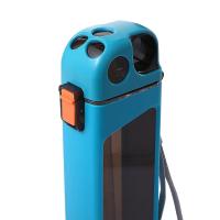China Square Outdoor Travel Water Bottle 350ml BPA Free Plastic Sports Cup PP PC for sale