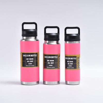 China 304 Stainless Steel Double Wall Vacuum Flask 600ml 800ml 1100ml Custom Logo Water Bottle for sale