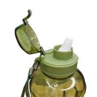China 1200ml BPA Free Tritan Wide Mouth Motivational Plastic Water Bottle for Gym for sale