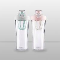 China Custom Tritan Plastic Water Bottle 500ml BPA Free Wide Mouth Single Wall Reusable for sale