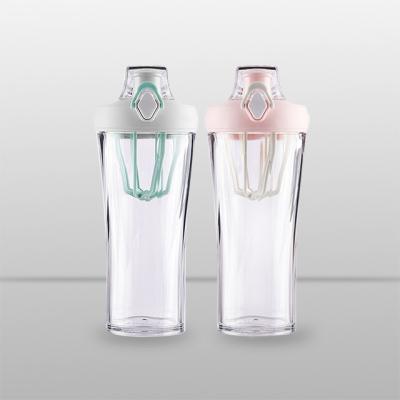 China Custom Tritan Plastic Water Bottle 500ml BPA Free Wide Mouth Single Wall Reusable for sale