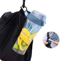China Custom Tritan Plastic Water Bottle 500ml BPA Free Wide Mouth Single Wall Reusable for sale