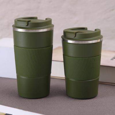 China Portable 380ml 510ml Vacuum Insulated Stainless Steel Tumbler Thermos Bottle with Lid for sale
