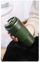 China Portable 380ml 510ml Vacuum Insulated Stainless Steel Tumbler Thermos Bottle with Lid for sale