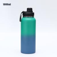 China 304 Stainless Steel Large Capacity Sports Flask Thermos Cup 800ml 1000ml with Handle Custom Logo for sale