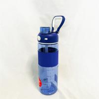 China Black Leakproof Tritan BPA Free Sports Water Jug 1600ml with Time Marker Motivational Water Bottle for sale