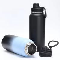 China 800ml 1000ml Stainless Steel Vacuum Insulated Water Bottle Double Wall Custom Logo for sale