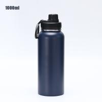 China Stainless Steel Wide Mouth Water Bottle 800ml 1000ml Vacuum Flask for Outdoor Sports for sale
