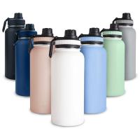 China 32oz Double Wall Stainless Steel Vacuum Insulated Sport Water Bottle Custom Color for sale