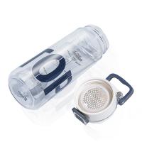 China Custom Tritan Plastic Water Bottle 480ml with 316 Stainless Steel Strainer for Kids for sale