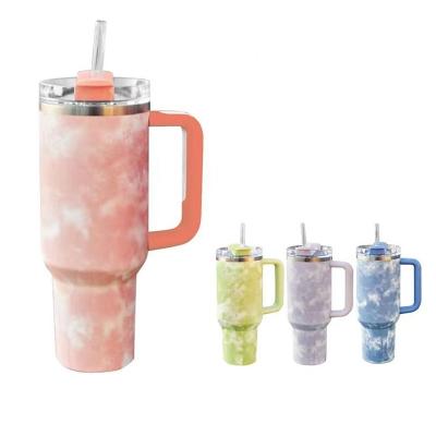China 40oz Stainless Steel Travel Tumbler with Handle for Outdoor Sports Custom Color for sale