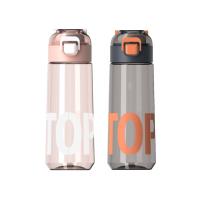 China Custom Motivational Plastic Water Bottle 480ml with Time Marker Tritan BPA Free for sale