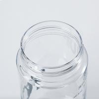 China Custom Motivational Plastic Water Bottle 480ml with Time Marker Tritan BPA Free for sale