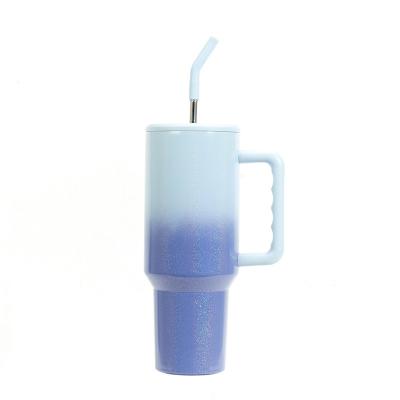 China Stainless Steel 40oz Insulated Sports Bottle Vacuum Flask Custom Color for sale