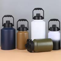China 2L Portable Stainless Steel Thermos Bottle 304 Outdoor Travel Water Flask 27cm Height for sale
