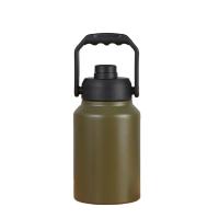 China 2L 304 Stainless Steel Double Wall Vacuum Water Bottle 27x13.5cm Outdoor Travel for sale