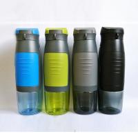 China Custom Logo 750ml Plastic Sport Water Bottle with Lid for Outdoor Hiking for sale
