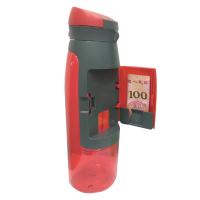 China Custom Logo 750ml Plastic Sport Water Bottle with Lid for Outdoor Hiking for sale