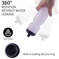 China 700ml PE Plastic Sports Water Bottle with Dust Cover for Cycling Bike Outdoor Hiking for sale