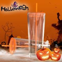 China 24oz 710ml Double Wall Acrylic Plastic Tumbler Custom Color PS Cold Cup for Party for sale