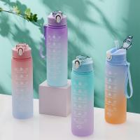 China Kids 3 in 1 Water Bottle Set with Straw 2000ml 900ml 300ml PC PP ABS Silicone for sale
