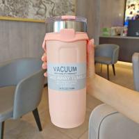 China Stainless Steel Insulated Coffee Tumbler 550ml 710ml Portable Outdoor Thermal Bottle for Students Travelers for sale