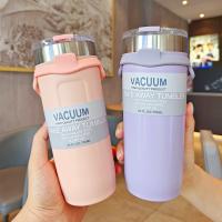 China Custom Stainless Steel Outdoor Travel Cup 710ml 550ml Insulated Tumbler with Silicone Rope for sale