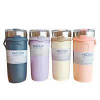 China Custom Stainless Steel Outdoor Travel Cup 710ml 550ml Insulated Tumbler with Silicone Rope for sale
