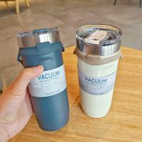 China 550ml 710ml Stainless Steel Outdoor Travel Cup with Silicone Rope Eco-Friendly Insulated Tumbler for sale