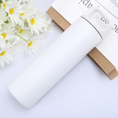 China 480ml 600ml Stainless Steel Thermos Bottle Double Wall Vacuum Insulated Leakproof Portable Hot Kettle for sale
