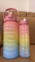 China Customizable 2000ml 900ml 500ml PE Water Bottle Set for Sports Fitness for sale